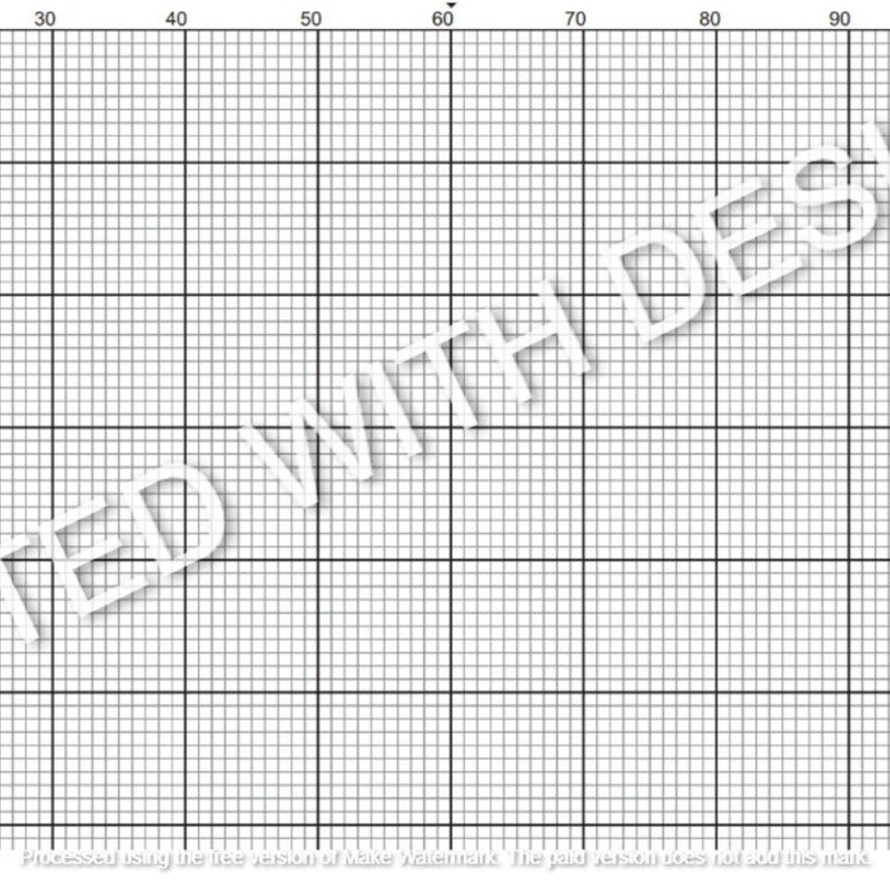 Cross Stitch Graph Paper - Etsy