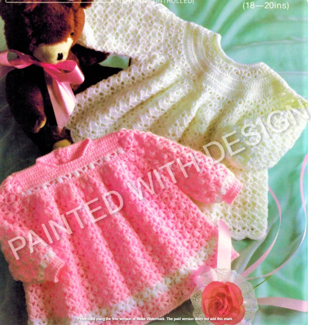 Baby Angel Tops Crochet Pattern, Baby Top, Baby Sweater, Baby Jumper ...