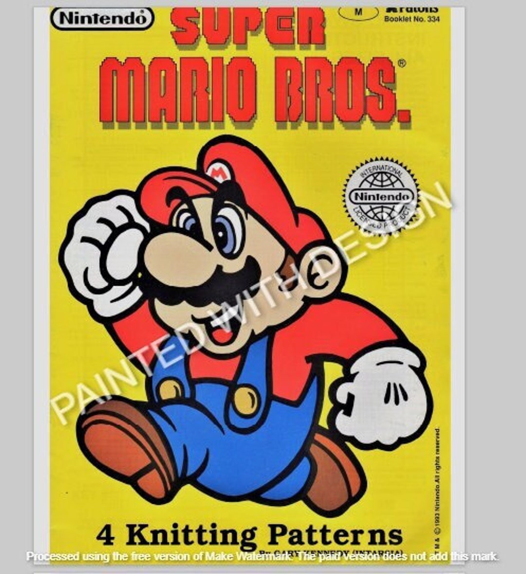 Super Mario Sweater, Jumper, 4 Designs, Adult and Children's Sizes ...