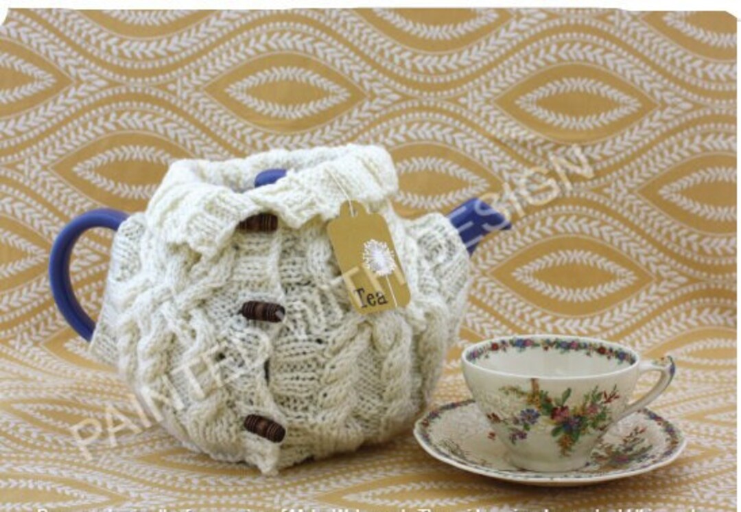 Sweater Tea Cosy Knitting Pattern, Aran Sweater, Tea Cosy, PDF Instant ...