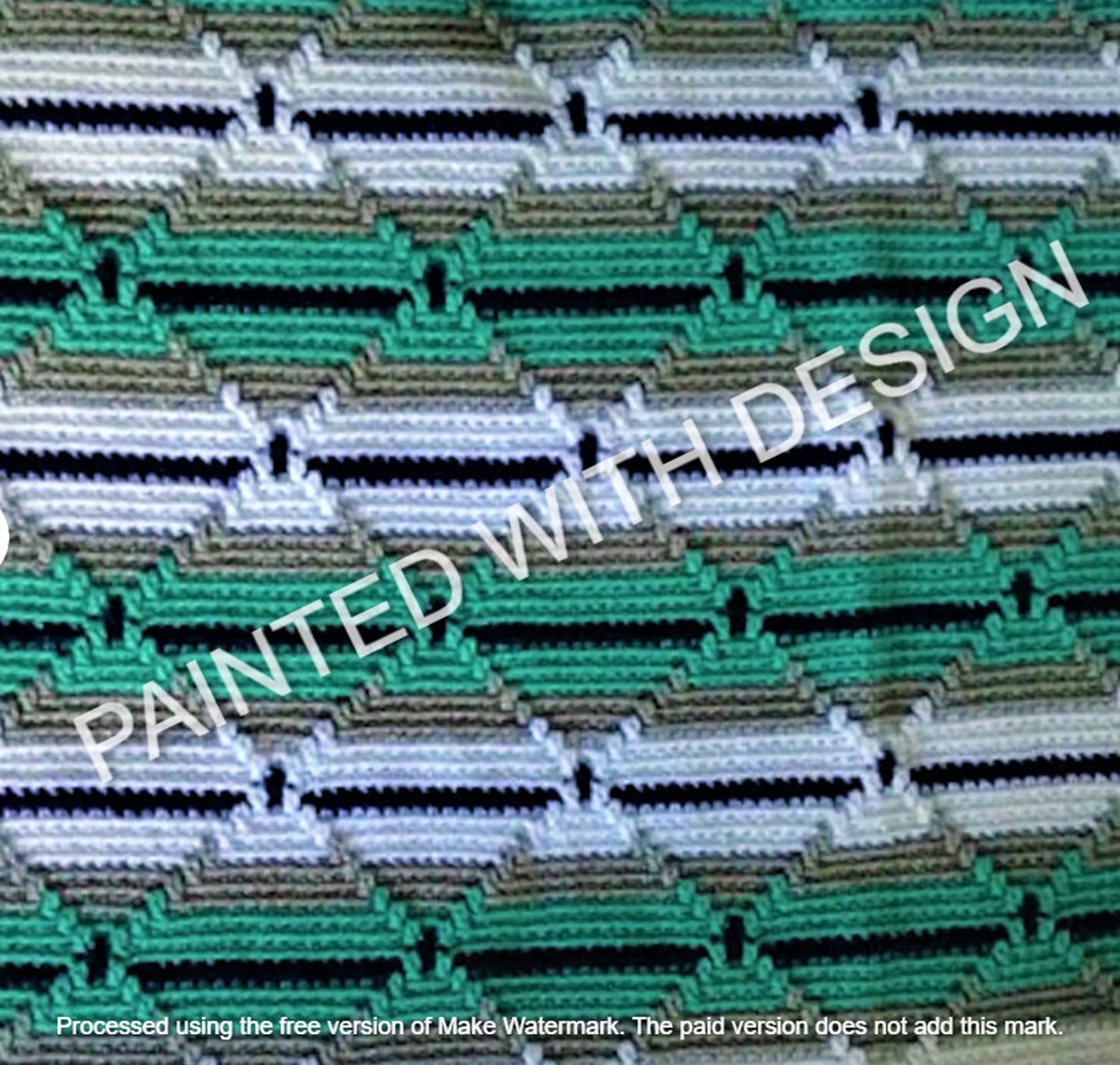 Navajo Indian Afghan, Blanket, Bedspread, Bedcovering Crochet Pattern ...