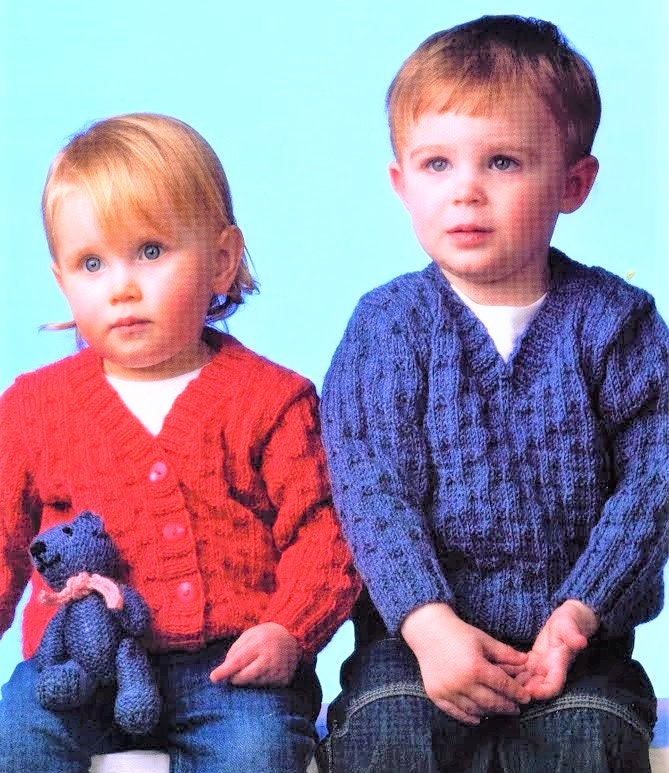 Baby, Toddler Crossover Cardigan, V Neck, Sweater, Jumper, Plus Toy ...