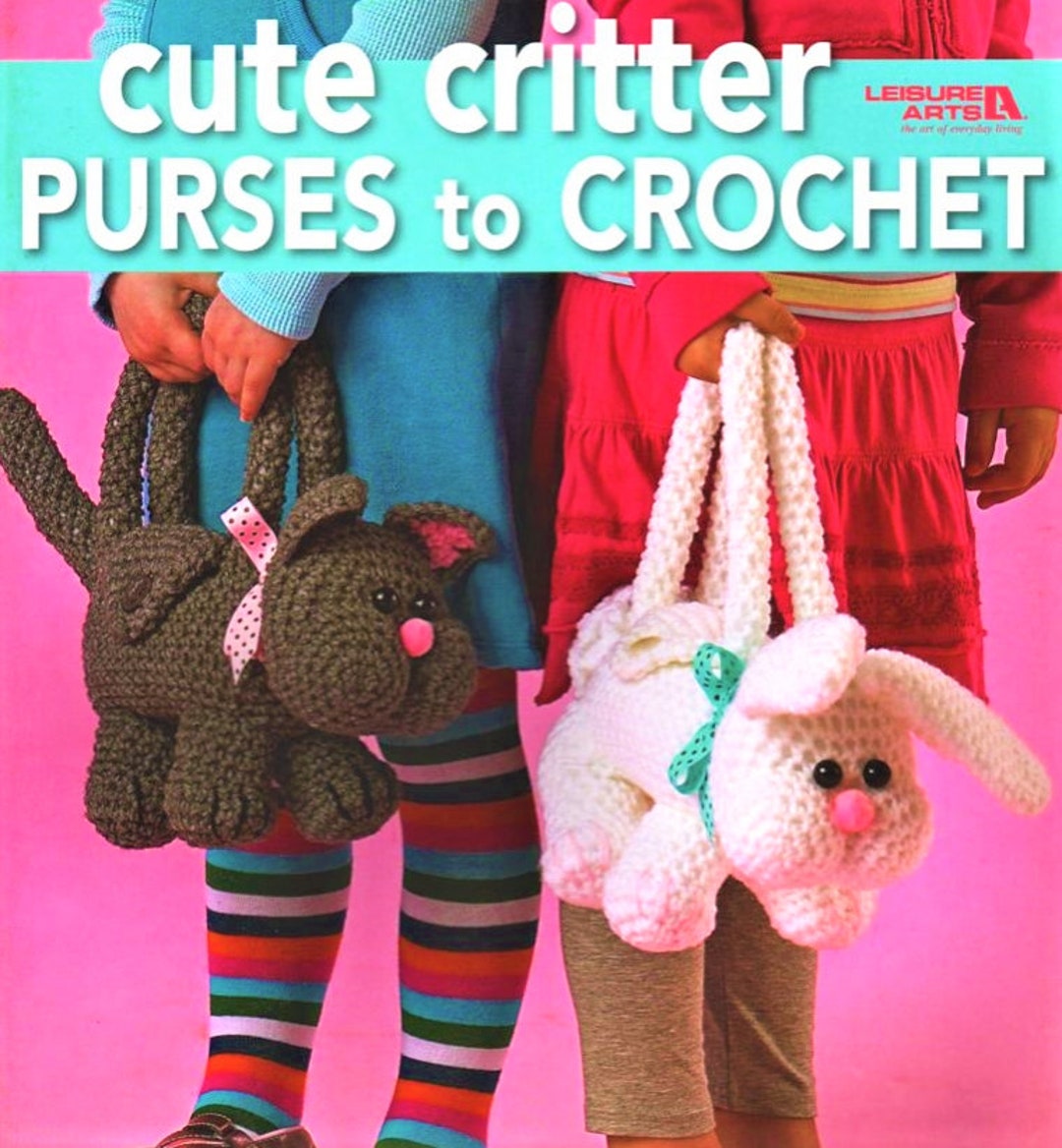 Cute Critter Purses Crochet Pattern, Children's Purse, Kids Purse ...