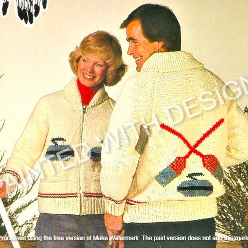 Curling Sweater - Etsy