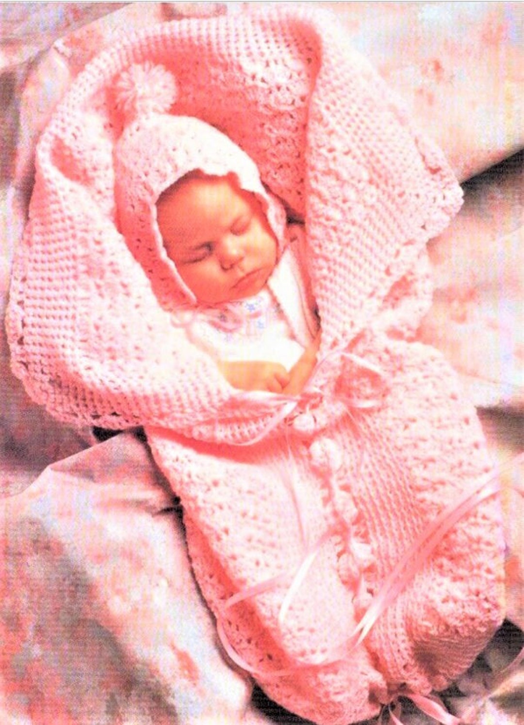Baby Cocoon Crochet Pattern, Baby Sleeping Bag, Baby Blanket, PDF ...