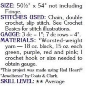 Cat Afghan, Blanket, Throw, Bedspread, Interlocking Cat Pattern, Kitty ...