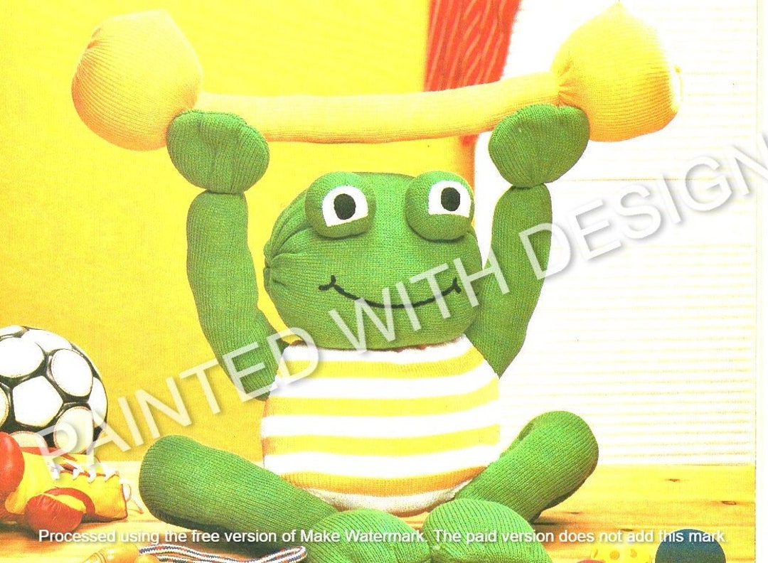 Frog Machine Knitting Pattern, Standard Knitting Machine, Fitness, Kids ...