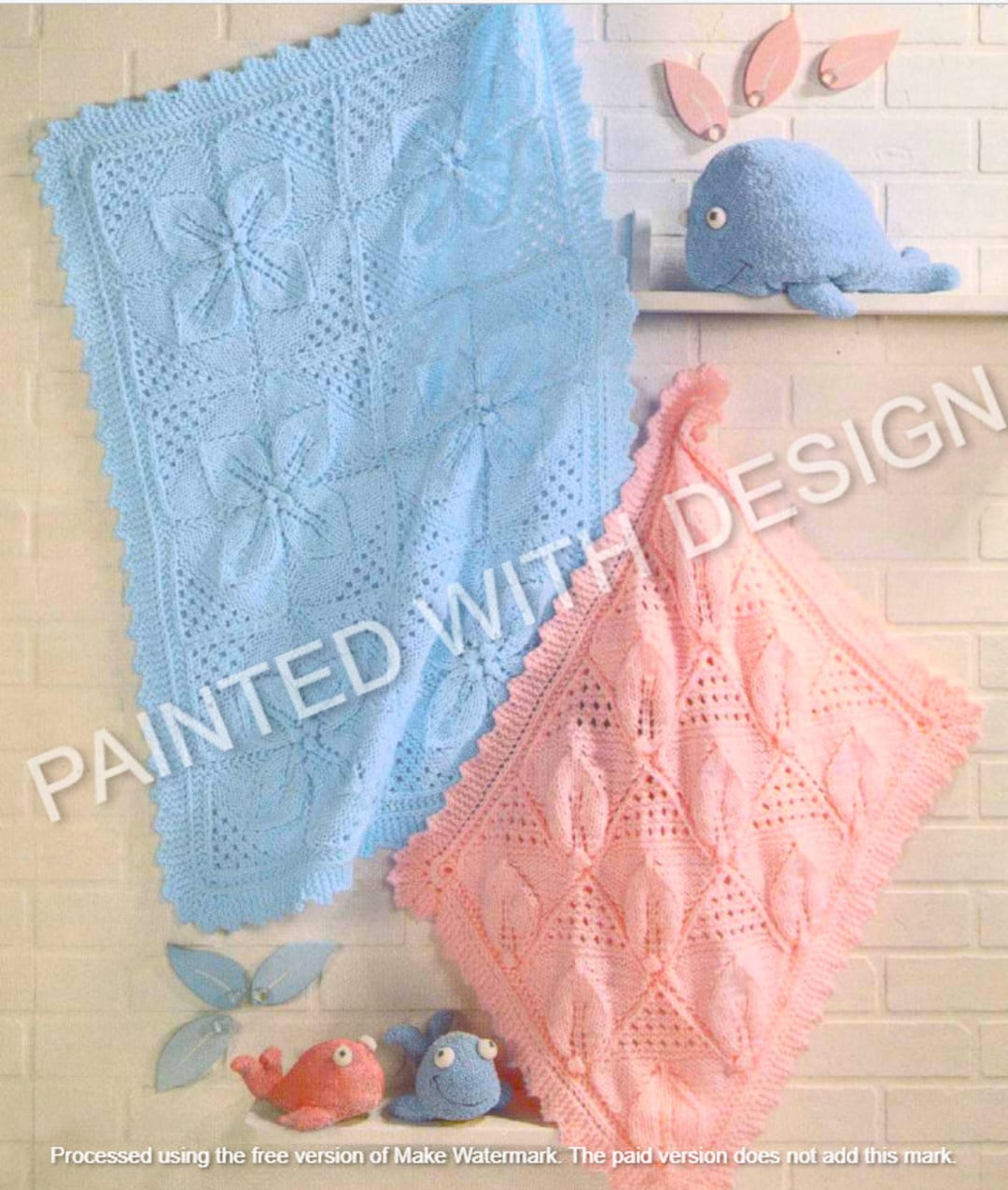 Baby Cot and Pram Blanket, Blanket Pattern, Baby Shower Gift, Handmade ...