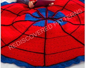 Spiderman Blanket Crochet Pattern - Etsy