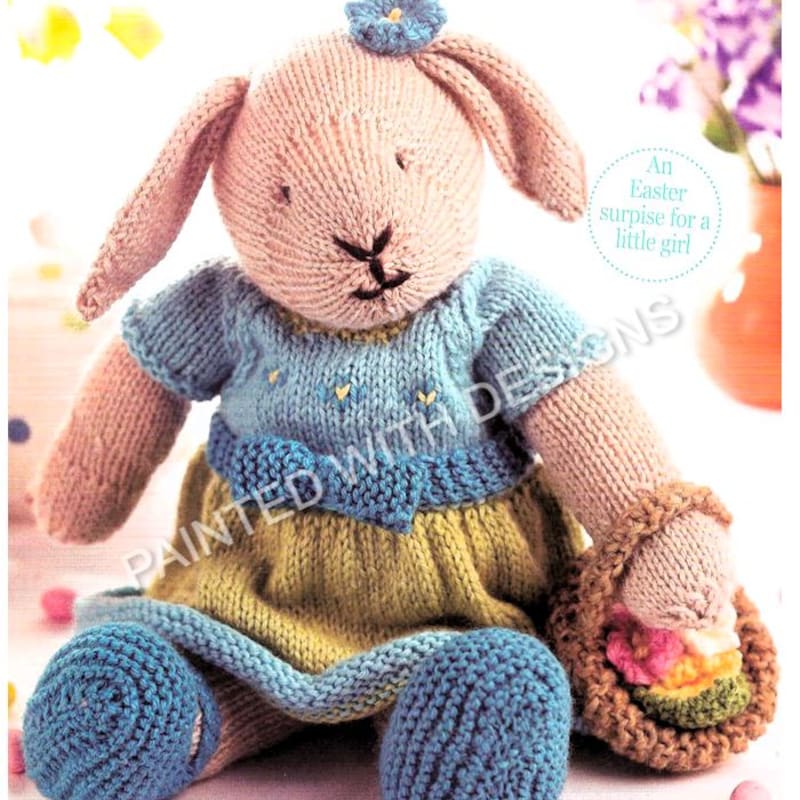 Rabbit Patterns Yarn - Etsy UK
