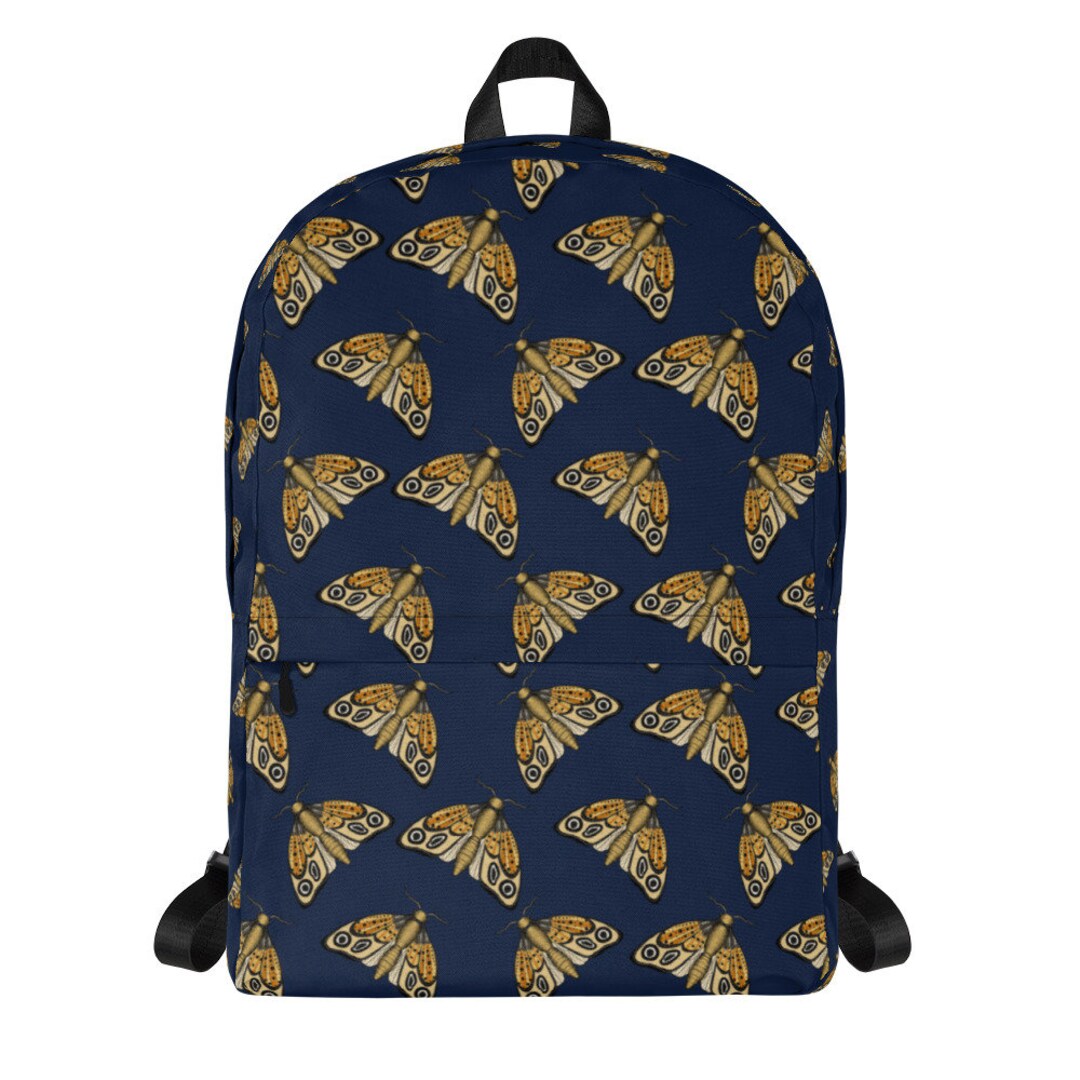 All Over Moth Backpack, Moth Backpack, Moth Gifts, Dark Academia Bag ...