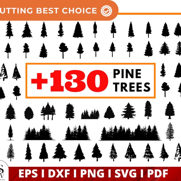 Tree Line Svg - Etsy