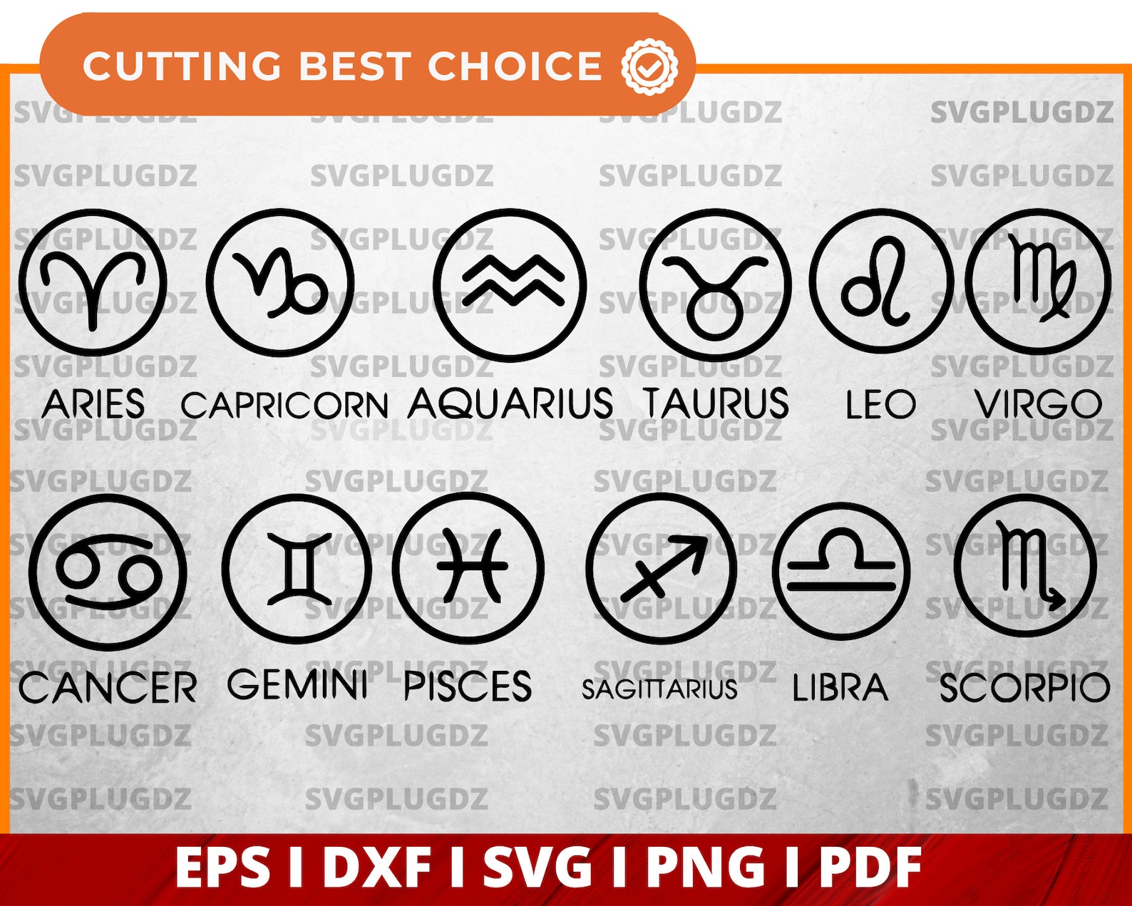 Zodiac Signs SVG Bundle Horoscope SVG Bundle Celestial Star - Etsy