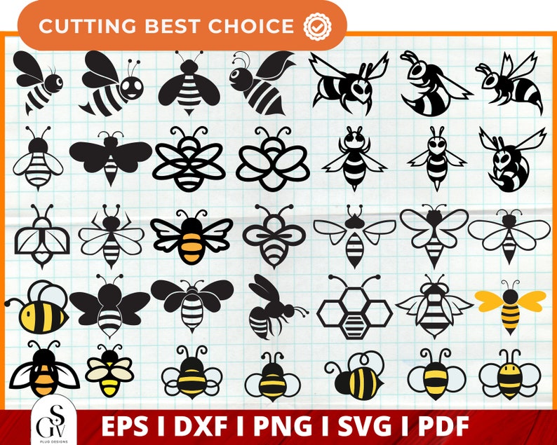 40 Bee Svg Honey Bee Svg Bumble Bee Svg Bee Png Honeycomb - Etsy