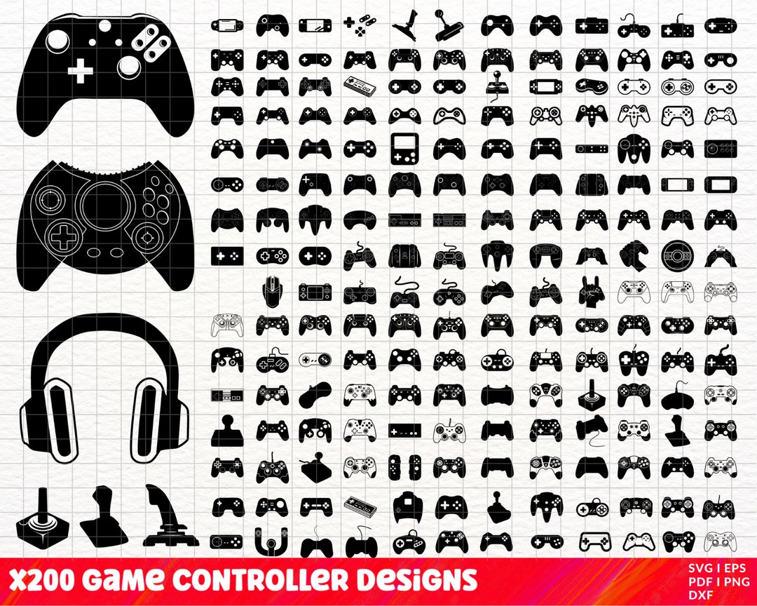 Game Controller SVG Bundle, Game Controller PNG Bundle, Game Controller ...