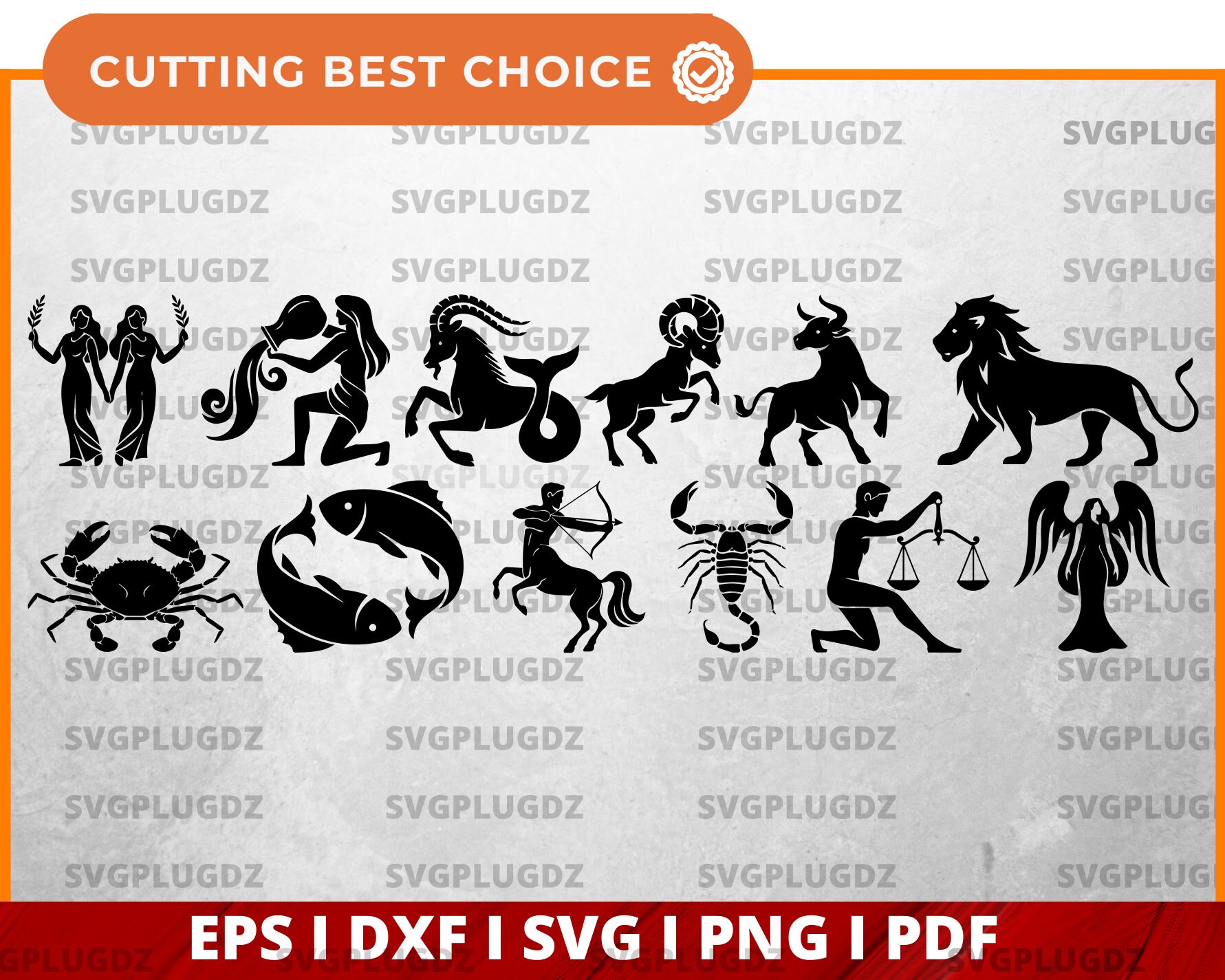 Zodiac Signs SVG Bundle Horoscope SVG Bundle Celestial Star - Etsy