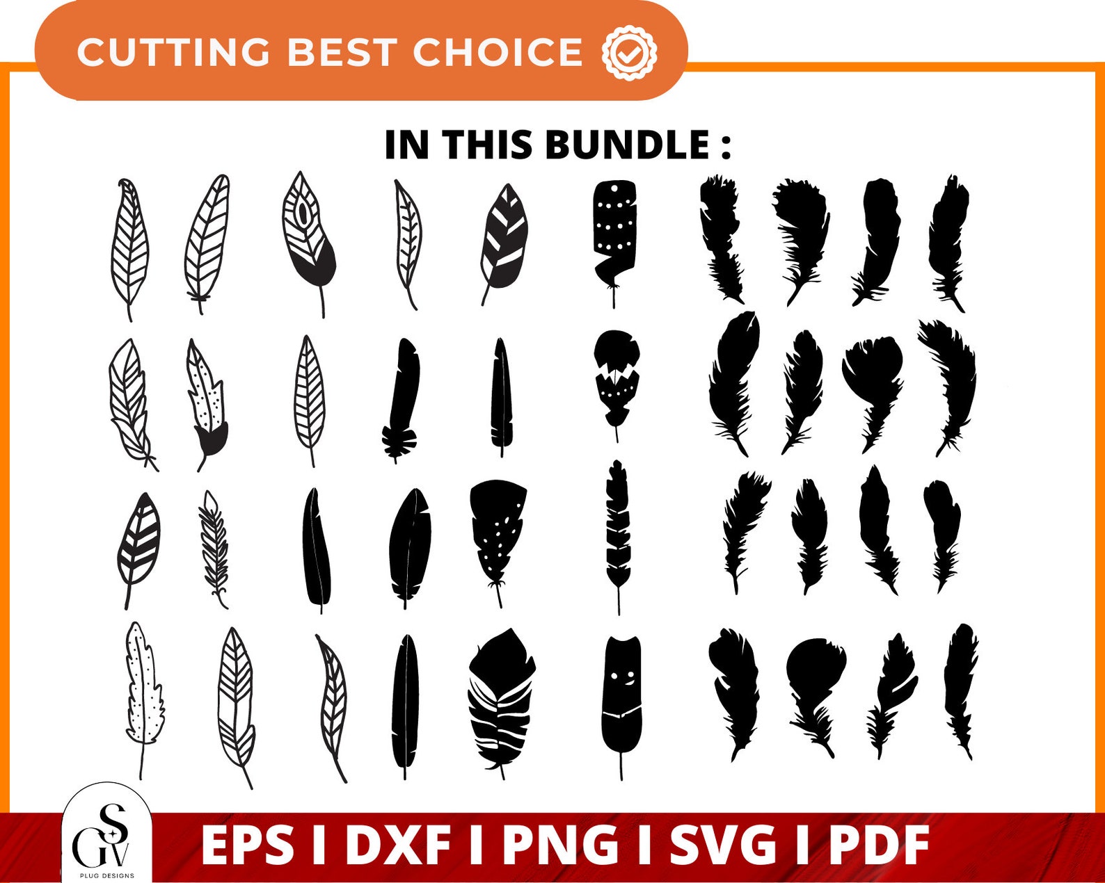 Feder SVG Feder Clipart Feder Silhouette Pfau svg Boho - Etsy Schweiz