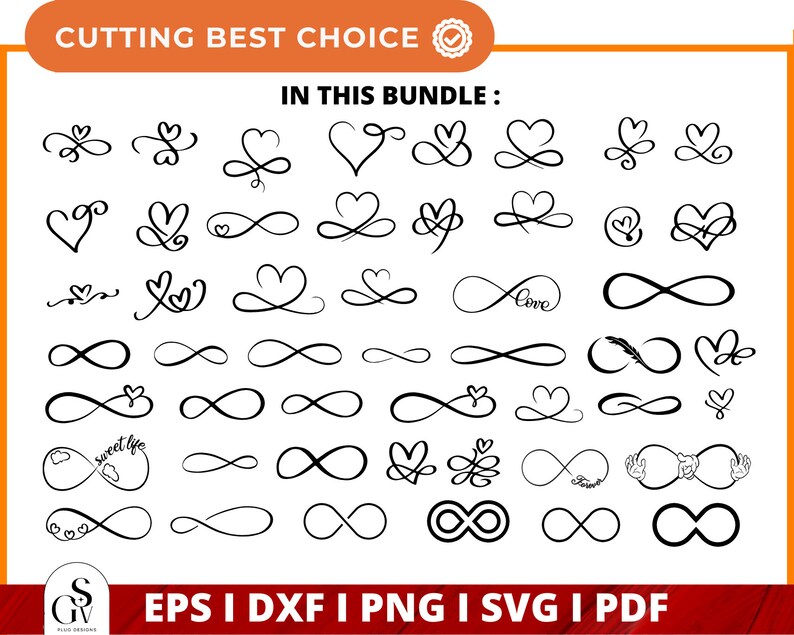 Infinity Svg Infinity Symbol Svg Infinity Heart Svg - Etsy
