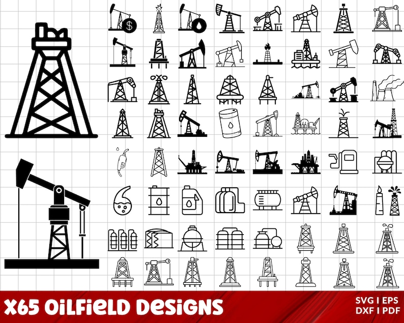 Oilfield SVG Bundle, Oilfield PNG Bundle, Oilfield Clipart, Oilfield ...