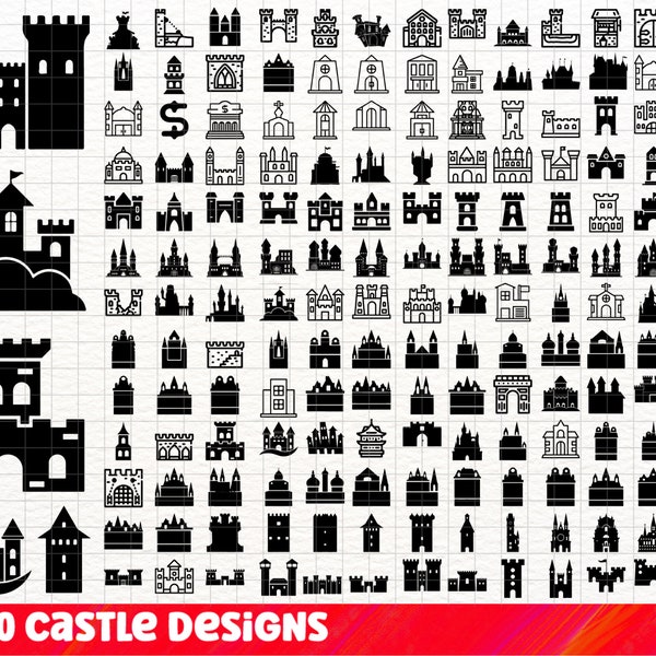 Castle Svg - Etsy