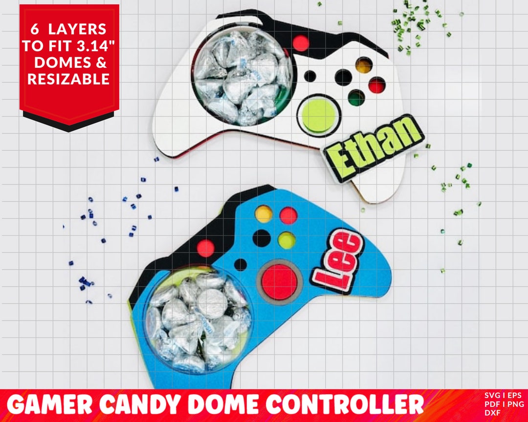 Gamer Candy Dome Svg. Chocolate Holder Svg. Gamer Candy Holder. Gamer ...