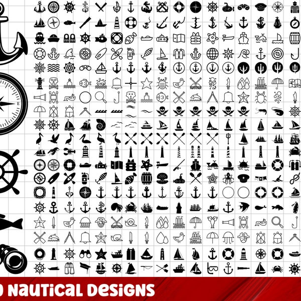 Nautical Svg - Etsy