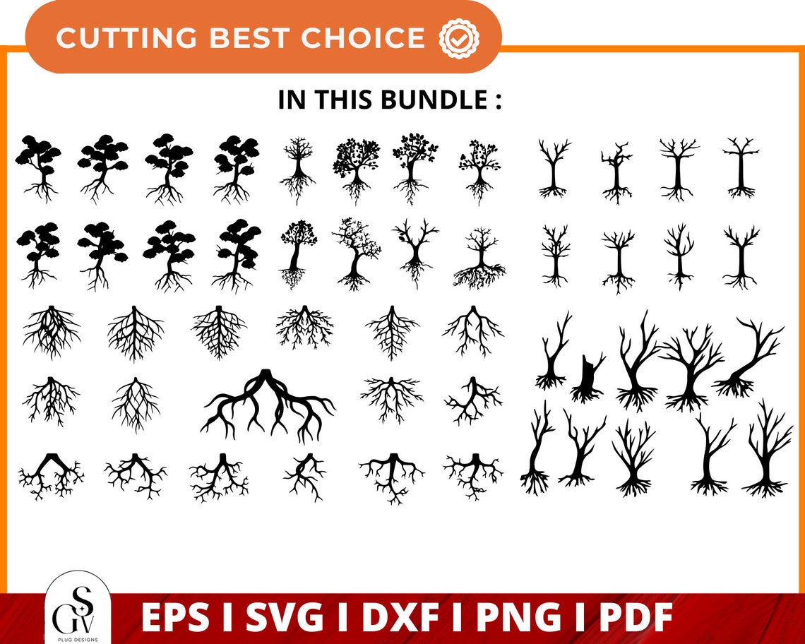 Tree Roots SVG Roots SVG Bundle Roots SVG Family Tree Svg - Etsy