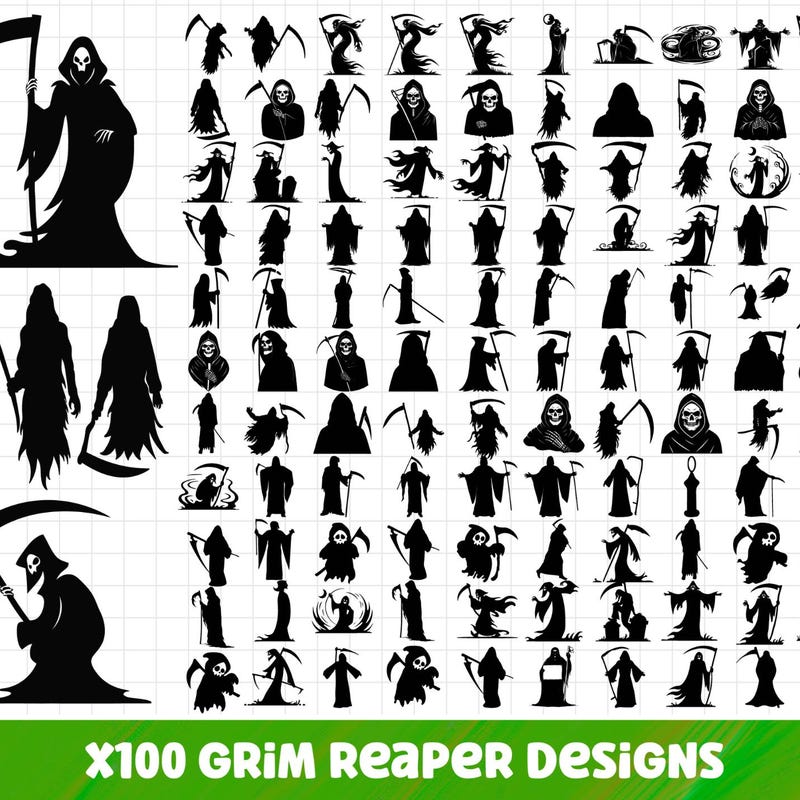 Svg of Grim Reaper - Etsy