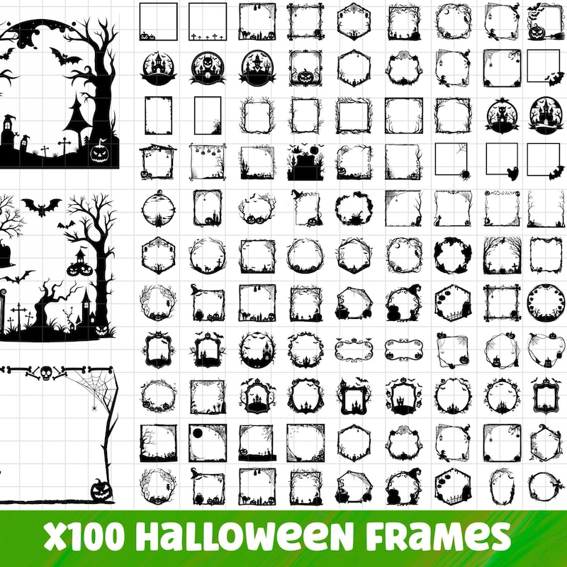 Halloween Picture Frames - Etsy