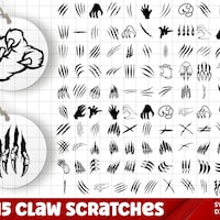 Claw Scratches Svg, Paw Scratches SVG, Scrapes, Claw Scratches Clipart ...