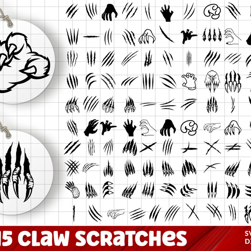 Claw Marks Logo Svg - Etsy