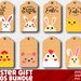 Bunny Easter Tag SVG, Easter Bunny Name Tag Svg, Easter Gift Tags Svg ...