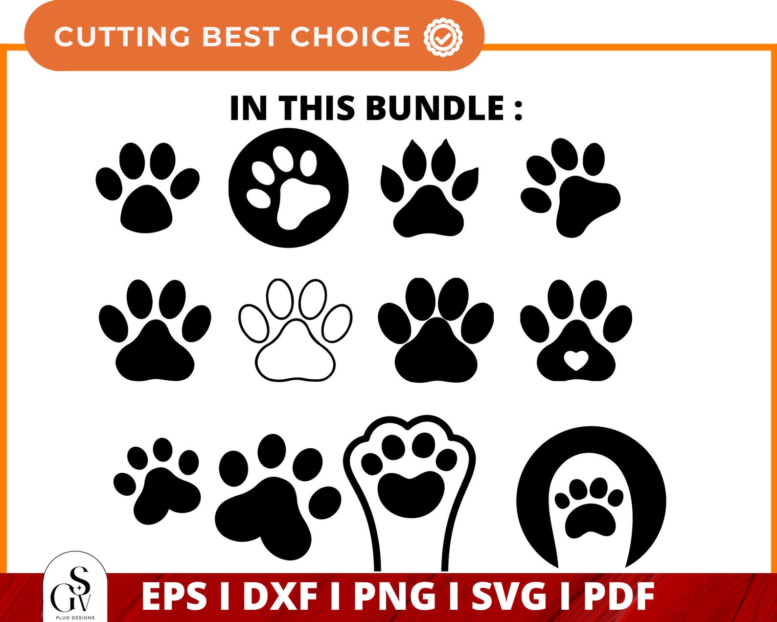 Paw Print Svg Dog Paw Print Svg Dog Paw Svg Paw Svg Dog - Etsy