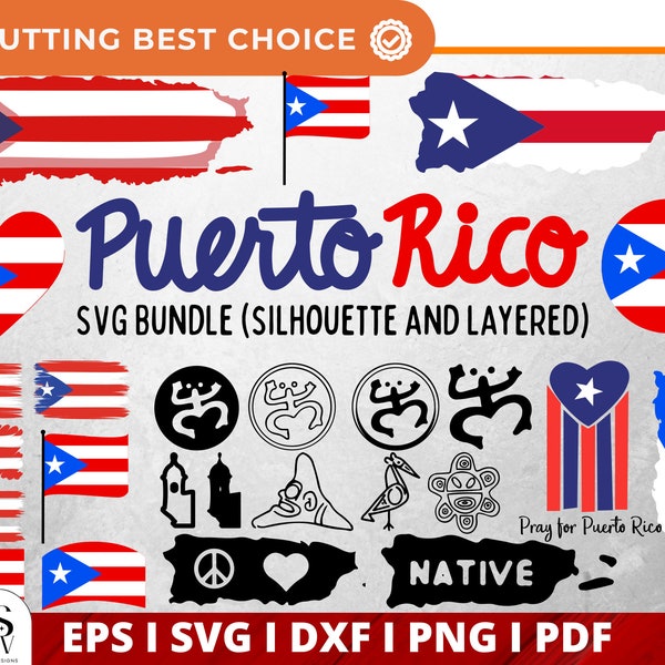 Puerto Rico Clipart - Etsy