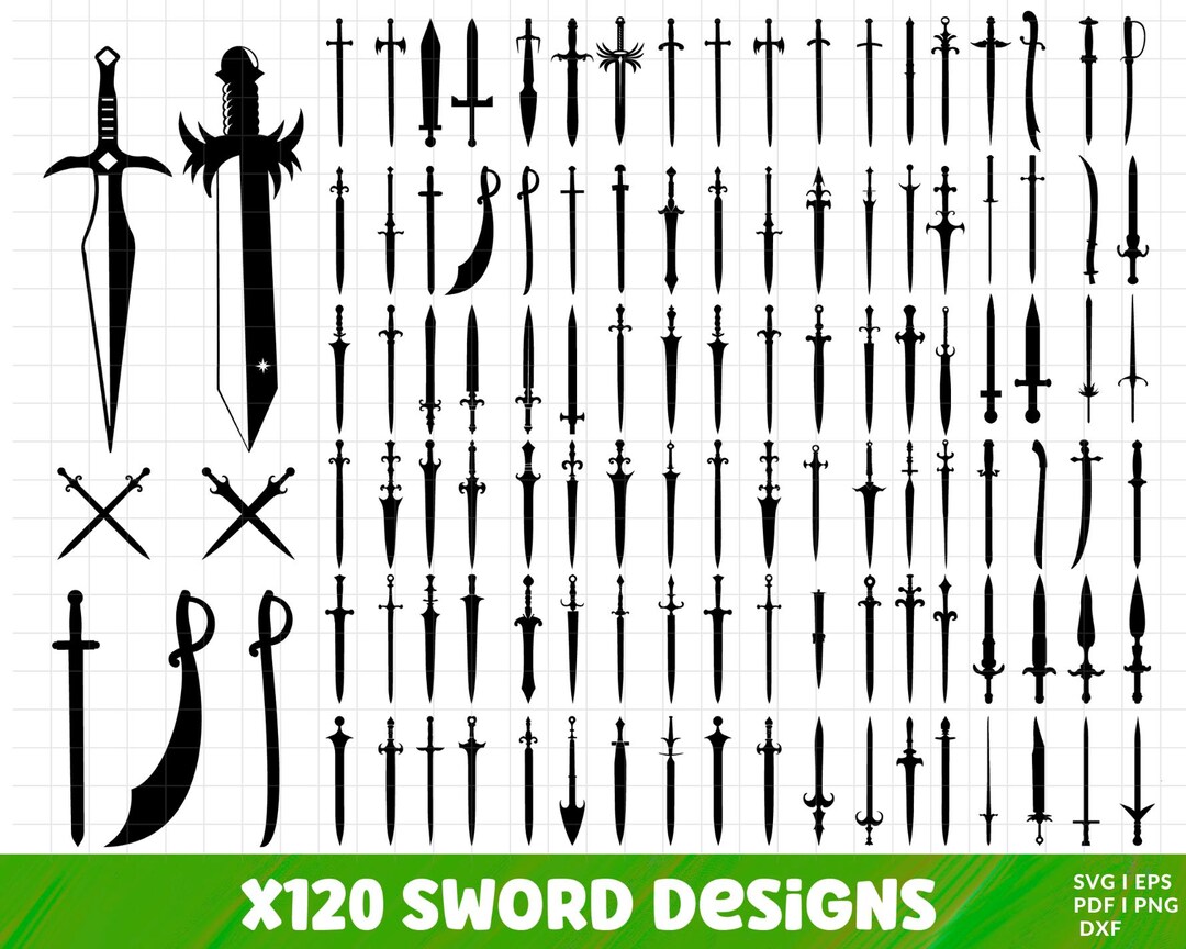 Sword SVG Bundle , Swords PNG Bundle, Swords Clipart, Swords Cut Files ...