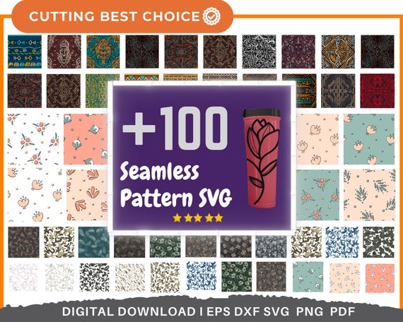 Mega Tooled Leather Pattern Floral Svg Bundle Flower Pattern - Etsy