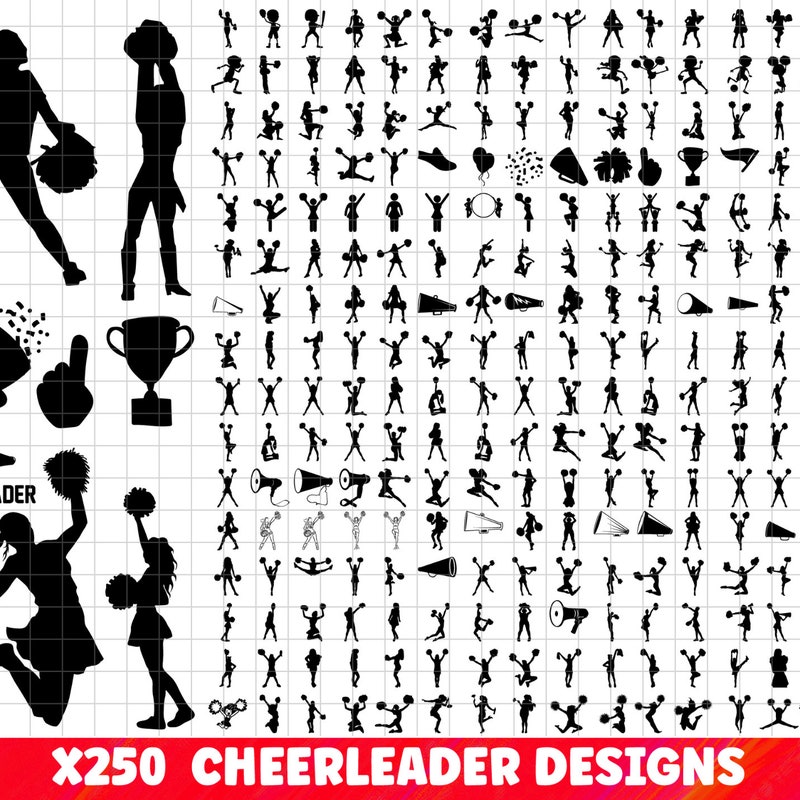 Cheerleading Svg - Etsy