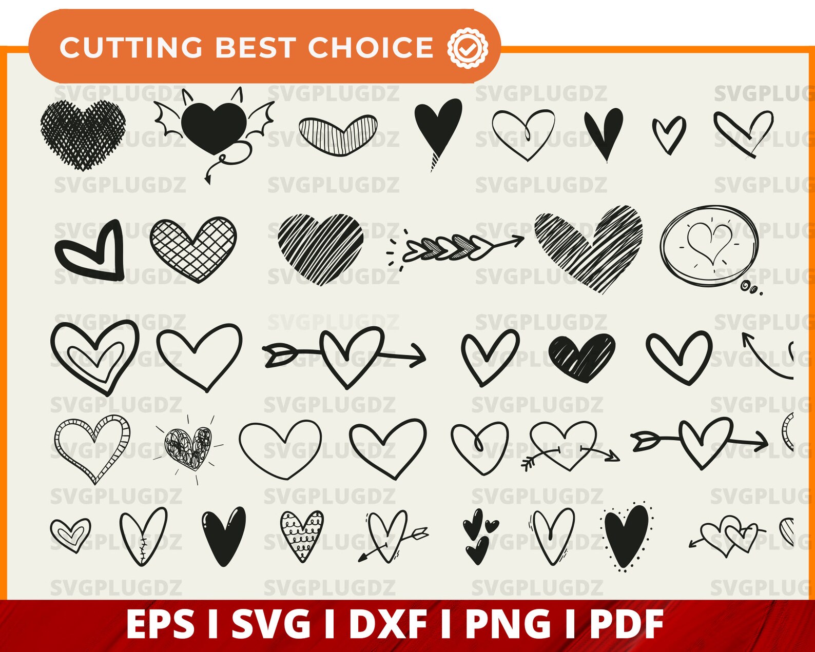 Heart Svg Bundle, Heart Svg, Hand Drawn Heart Svg, Open Heart Svg ...