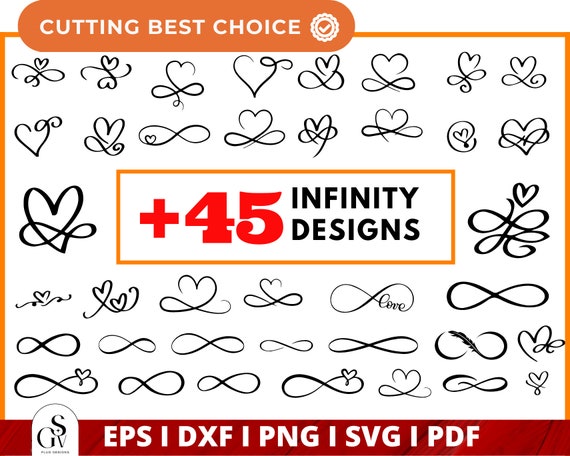 Infinity Svg Infinity Symbol Svg Infinity Heart Svg - Etsy Ireland