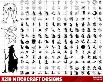 Witch SVG Bundle, Witch Png Bundle, Witch Svg Cut Files for Cricut ...