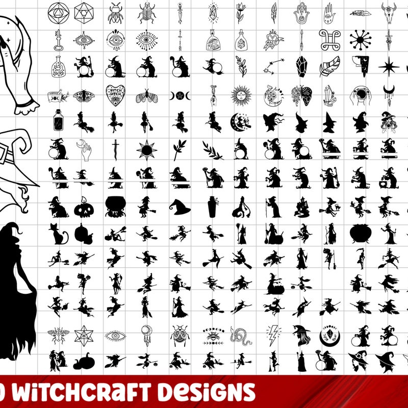 Witch Svg - Etsy