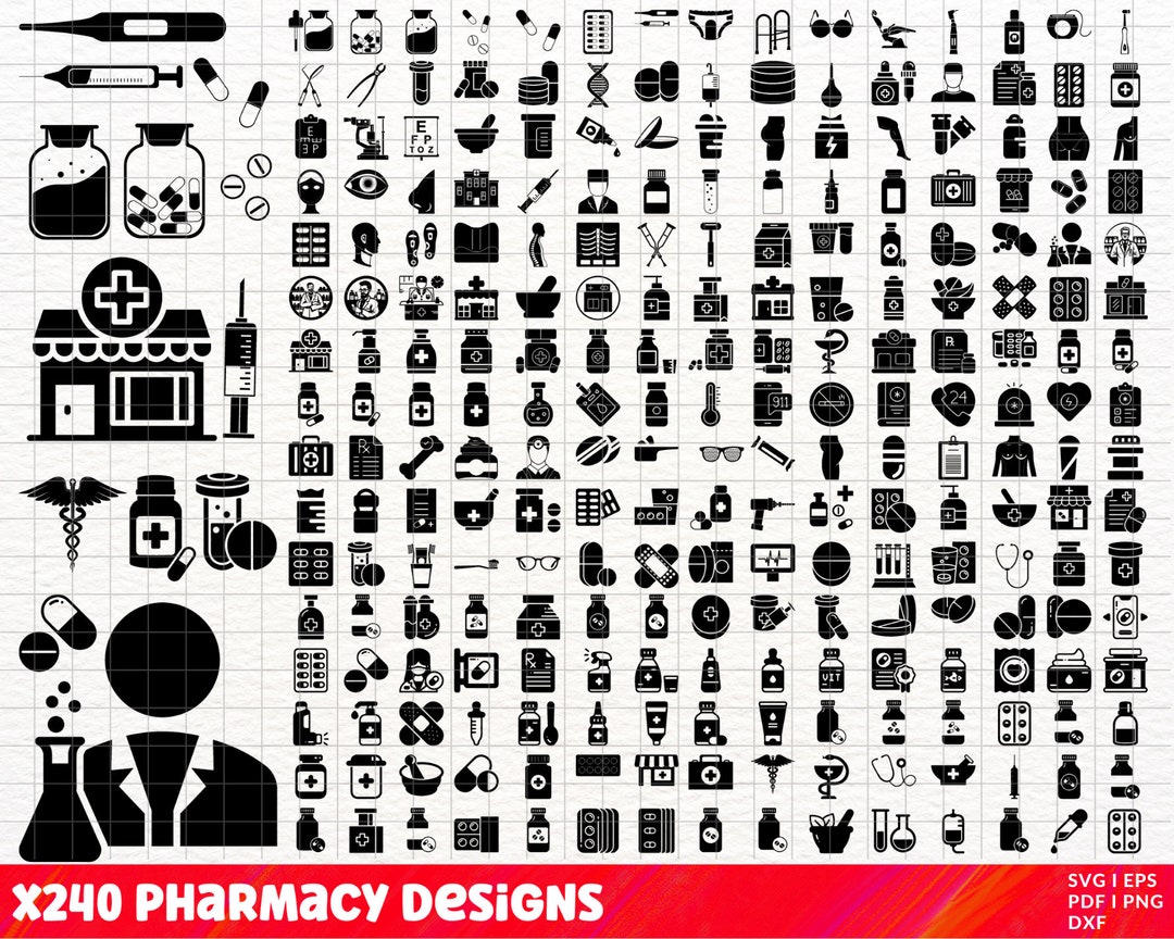 Pharmacy SVG, Pharmacy PNG, Pharmacy Clipart, Pharmacy SVG Cut Files ...