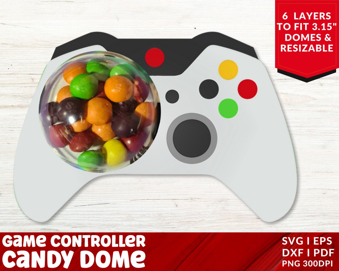 Gamer Candy Dome Svg. Chocolate Holder Svg. Gamer Candy - Etsy Australia