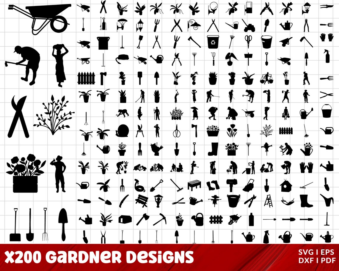 Garden Tools SVG Bundle , Gardening Tools SVG , Tools SVG , Gardening ...