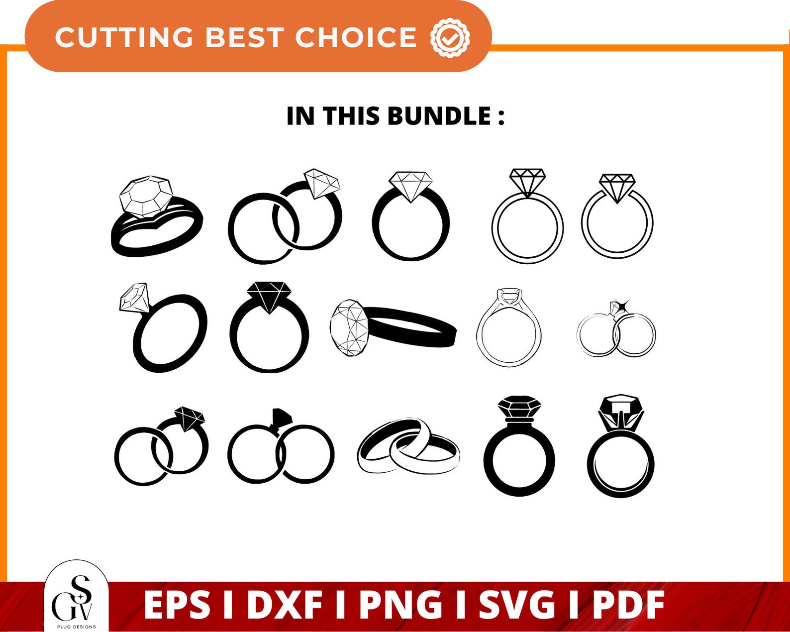 Diamond Ring Svg Wedding Ring Svg Engagement Ring Svg - Etsy