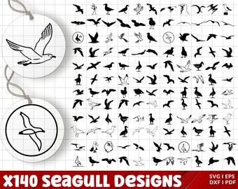 Seagull SVG Bundle, Seagull SVG Cut Files for Cricut, Seagull ...