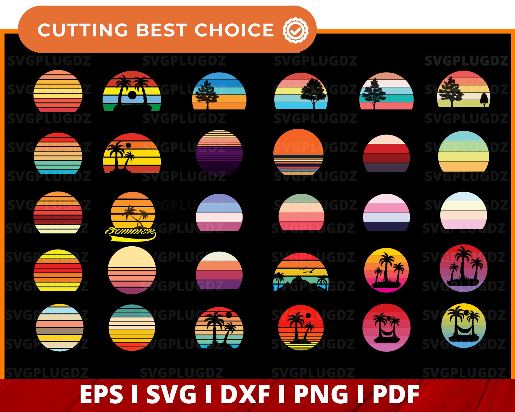 Retro Sunset Svg Bundle Rainbow Svg Vintage Retro Sunset - Etsy