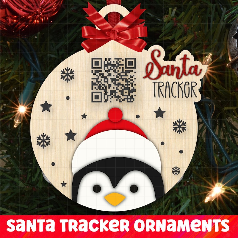 Santa Tracker Qr Code - Etsy
