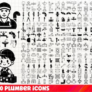 Plumber SVG Bundle, Plumber PNG Bundle, Plumber Clipart, Plumber Cut ...
