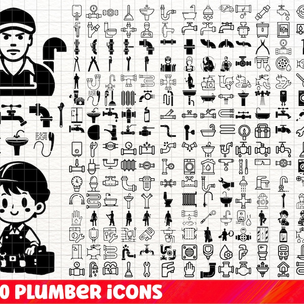Plumber Svg - Etsy